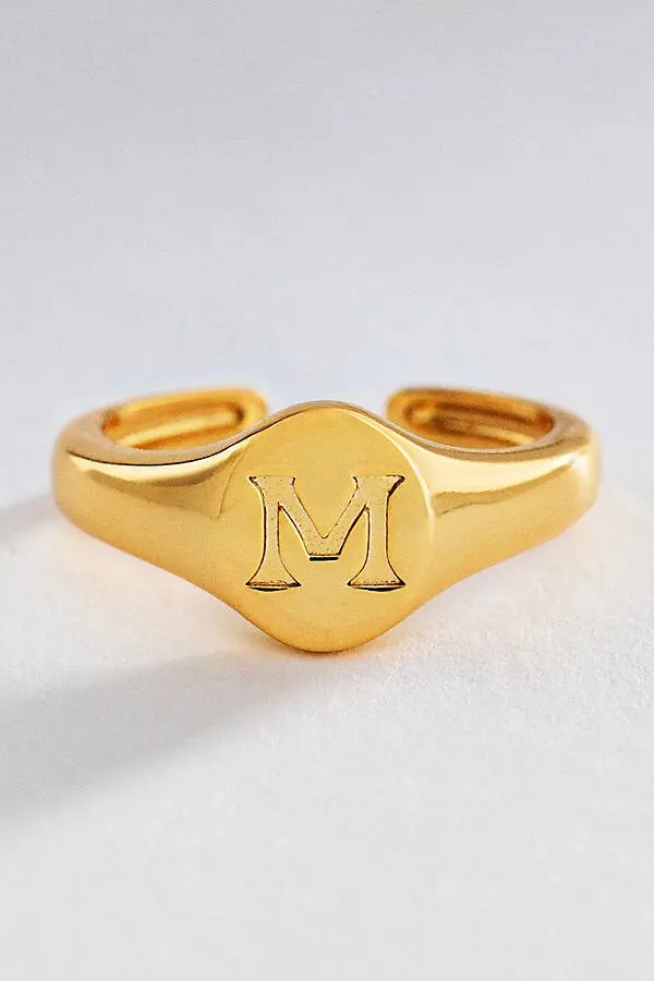 LUV AJ Itil Ovl Signet Rg - M
