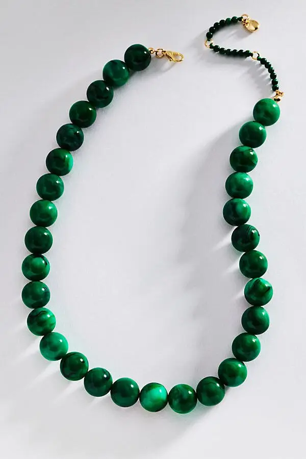 Baublebar Mi Jane Beaded Necklace - Malachite