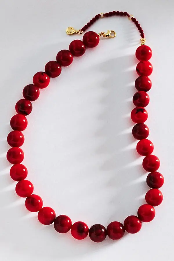 Baublebar Mi Jane Beaded Necklace - Red
