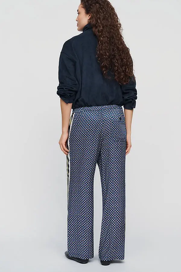 Maeve Merricksart X Brookl Tie-front Pull-on Pants