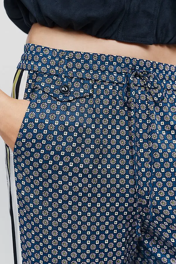 Maeve Merricksart X Brookl Tie-front Pull-on Pants