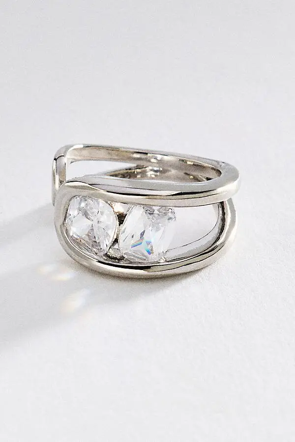 Anthropologie Wrap Crystal Rg