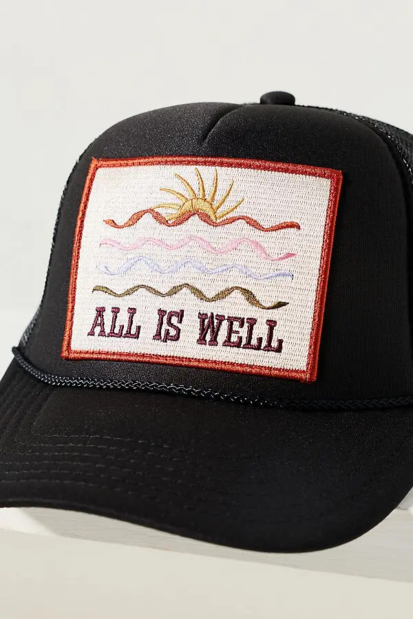FRIDAY FEELIN All Is Well Trucker Hat