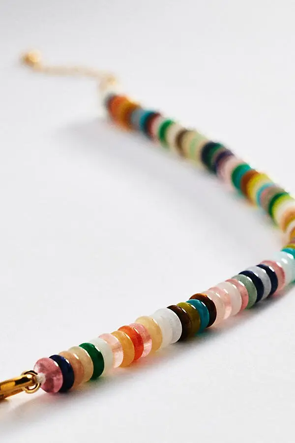 Anthropologie Rabow Beaded Necklace