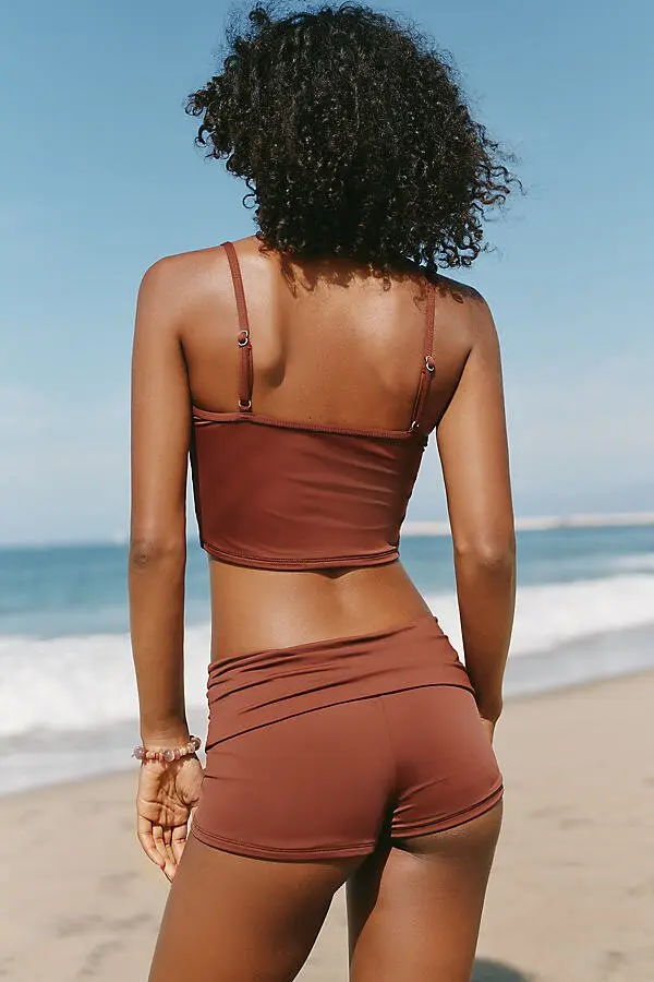 DIPPIN DAISY'S Hanalei Biki Top - Brown
