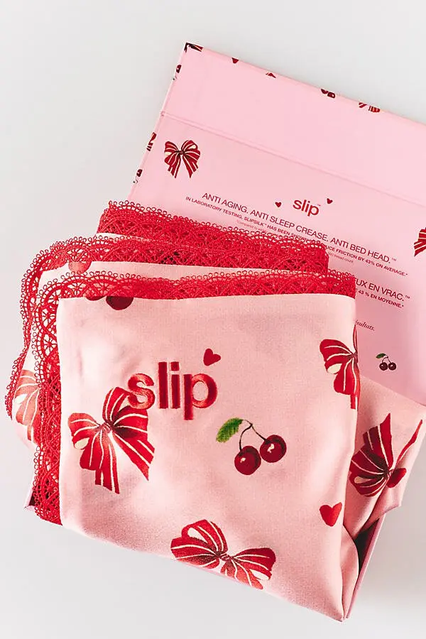 Slip Queen Pillowcase Coquette Bows Emmie