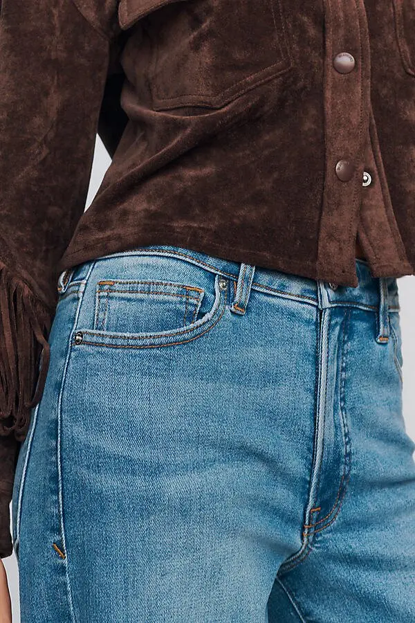 Good American High Rise Wide Leg Palazzo Jeans