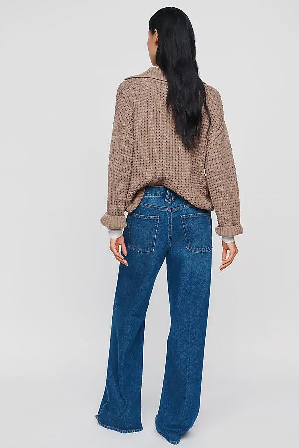 Good American Vtage Low-rise Wide-leg Jeans