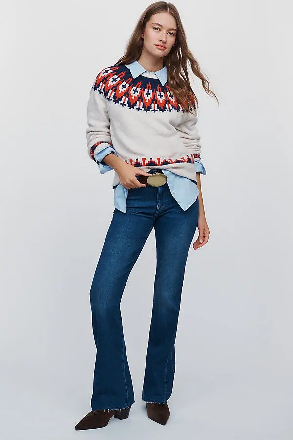 7 For All Mankind Leggy Low Rise Bootcut Jeans - Current