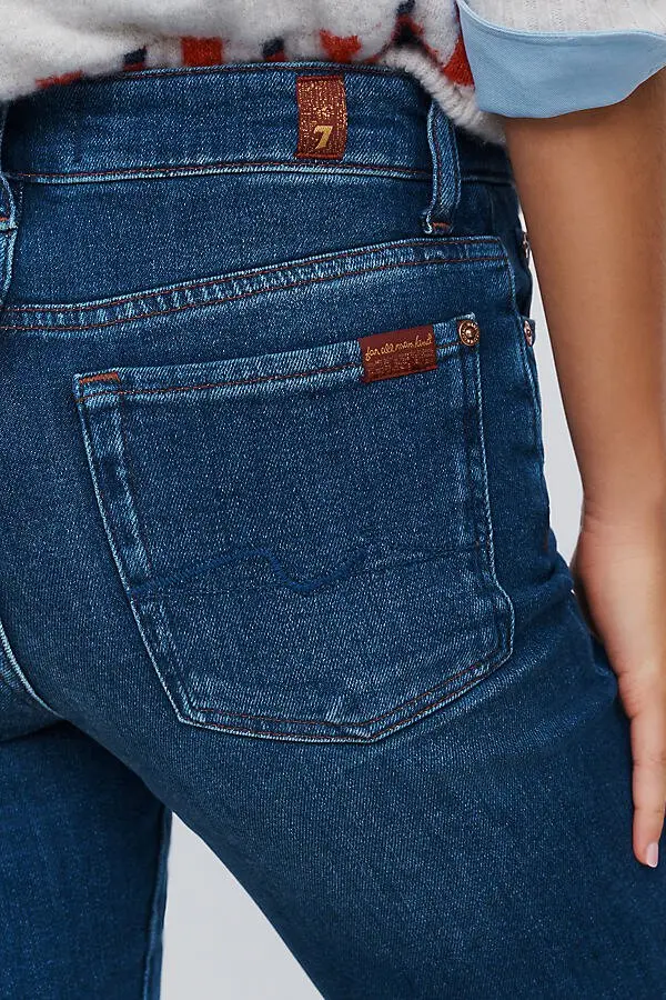 7 For All Mankind Leggy Low Rise Bootcut Jeans
