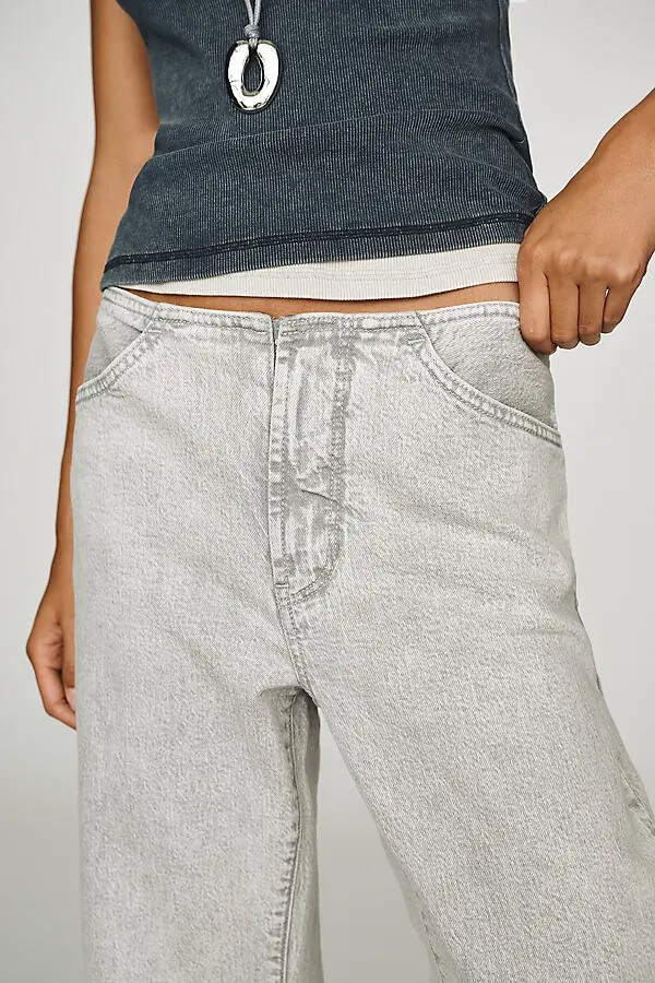 PILCRO Saphhi Low Rise Straight Leg Jeans