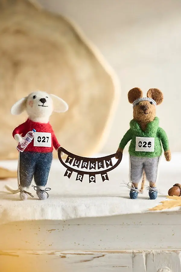 TERRAIN Turkey Trot Mice Felt Critters