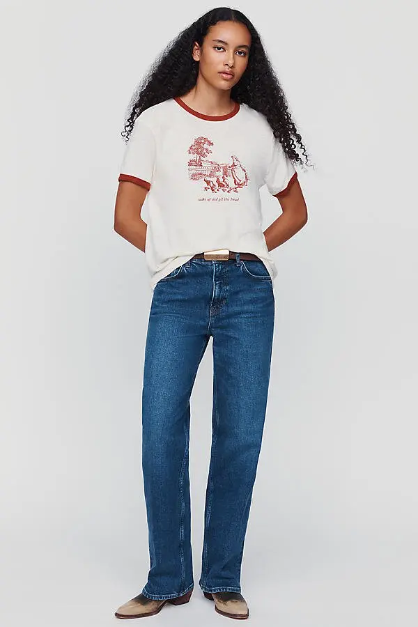 PILCRO Cotton Heritage 100% Cotton Rger Tee