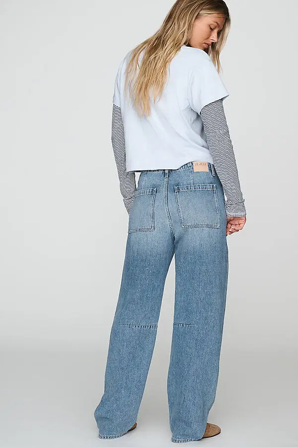LE JEAN Utility Mid-rise Barrel Jeans - Remember Me