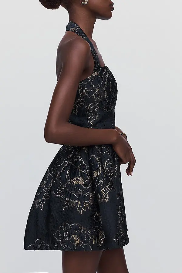 Dress The Population Lyssa Floral Mi Dress