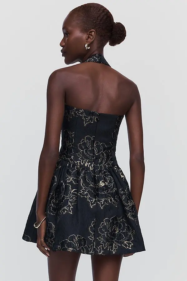Dress The Population Lyssa Floral Mi Dress