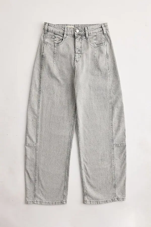 PILCRO Heritage Curve High Rise Barrel Leg Jeans