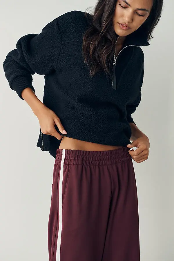 Beyond Yoga That Tracks Wide-leg Pants - Cabernet