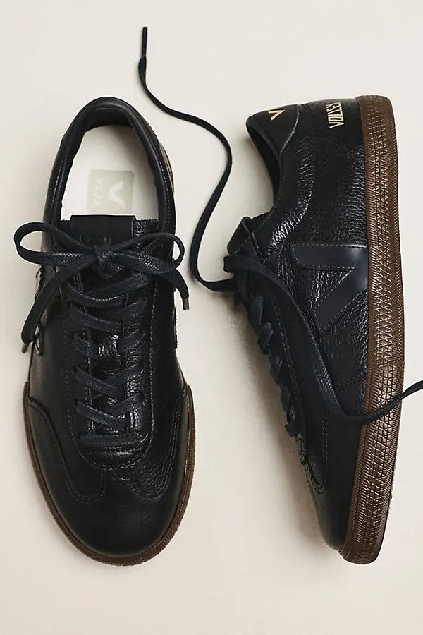 VEJA Volley Signature Sneakers - Black_eagle