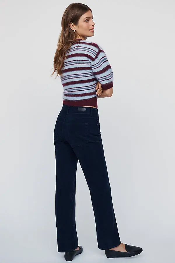 Ag Brley Mid-rise Straight-leg Jeans