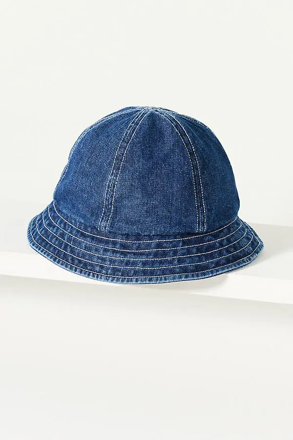 WYETH Malie Cotton Denim Bucket - Medium Denim