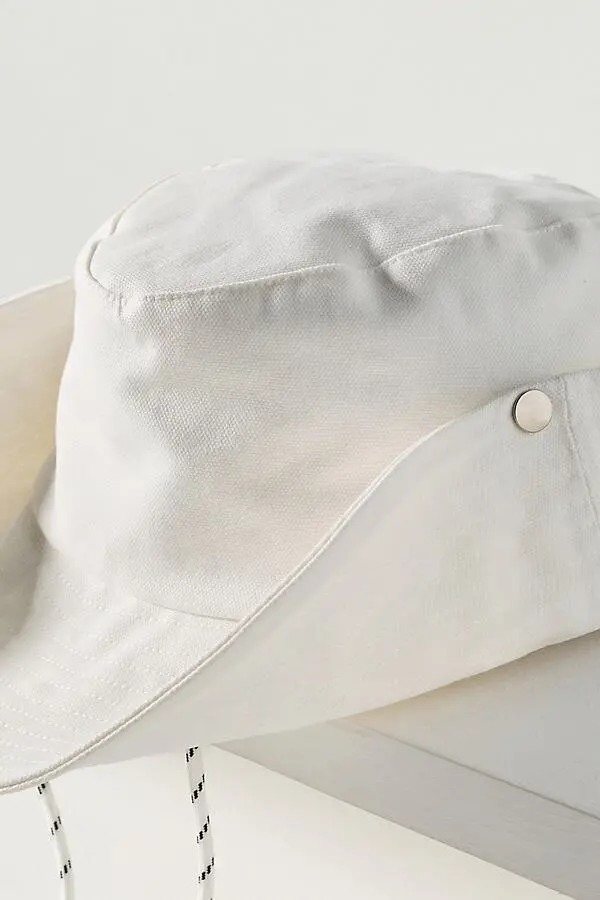WYETH Breeze 100% Cotton Bucket Hat - Ivory