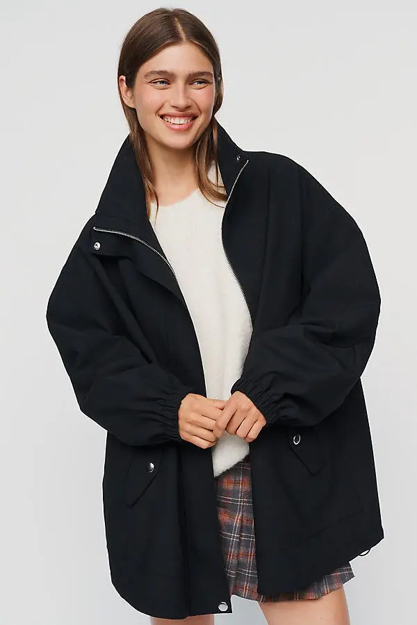 Anthropologie Bubble Anorak Jacket