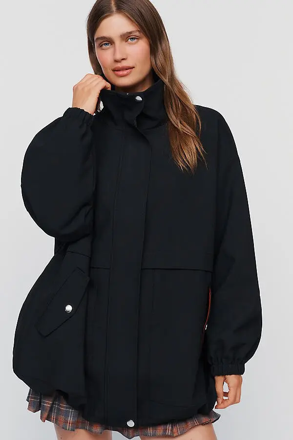 Anthropologie Bubble Anorak Jacket