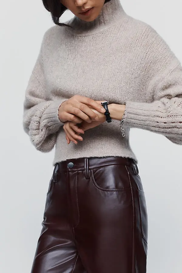 Joe's Jeans Lyra Slim Ankle Faux Leather Pants