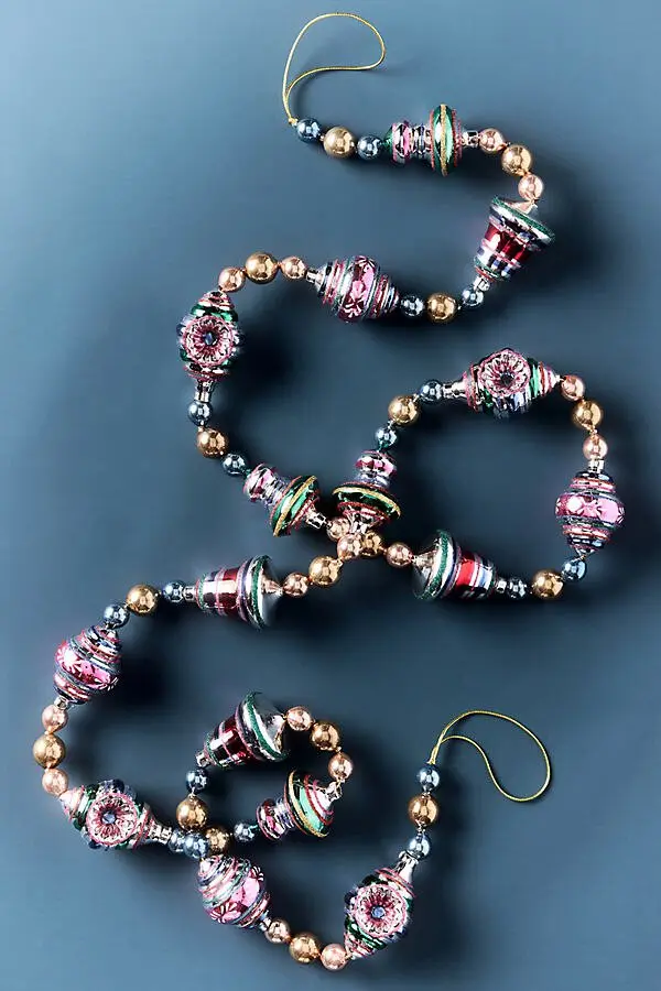 Anthropologie Vtage Shy Bright Garland