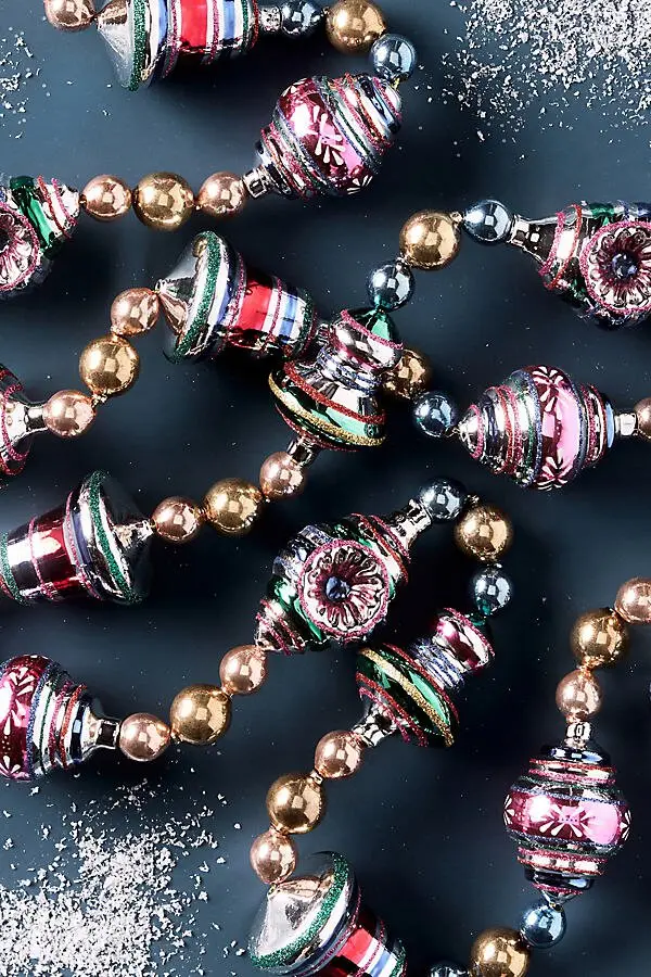 Anthropologie Vtage Shy Bright Garland