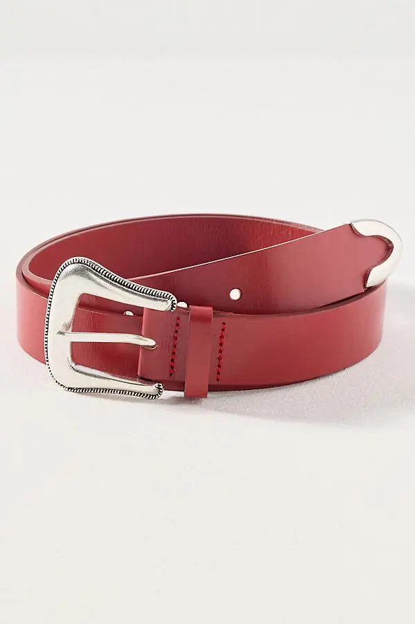 Anthropologie Western Belt - Red