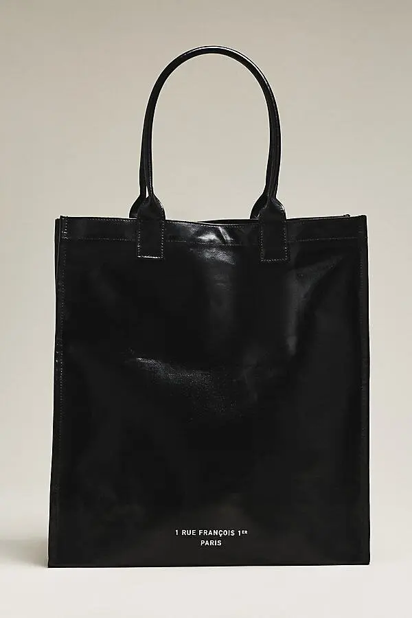 ANINE BING Leonie Coated Canvas Tote Bag