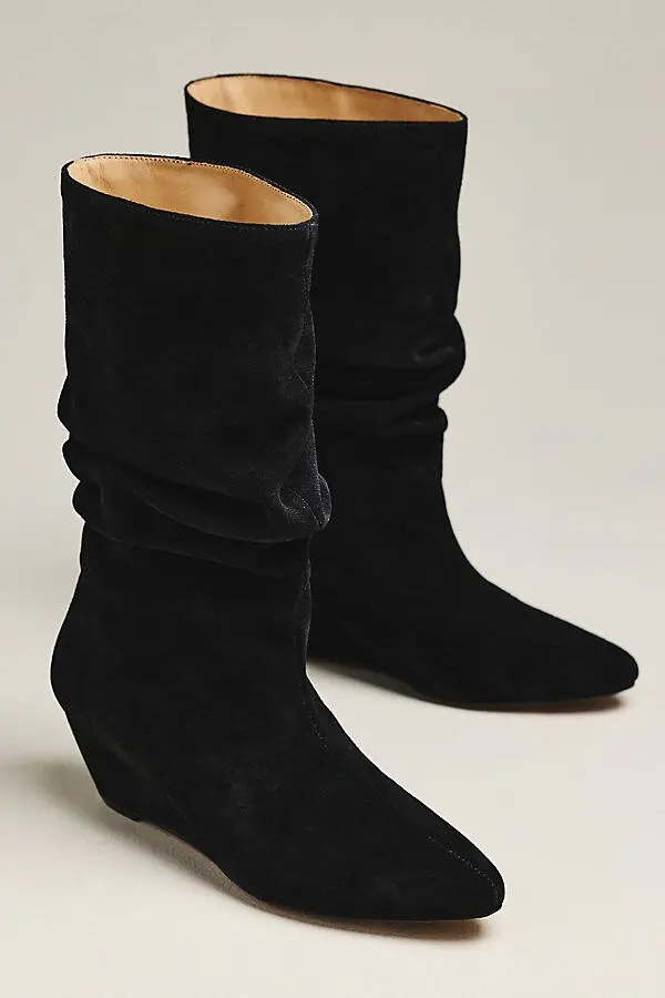 SILENT D Wiki Scrunch Boot - Black