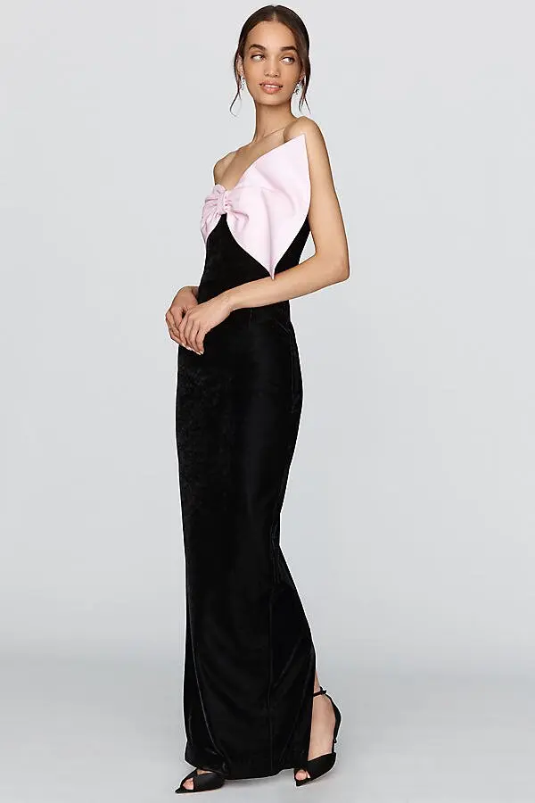 SAU LEE Eleanor Velvet Gown