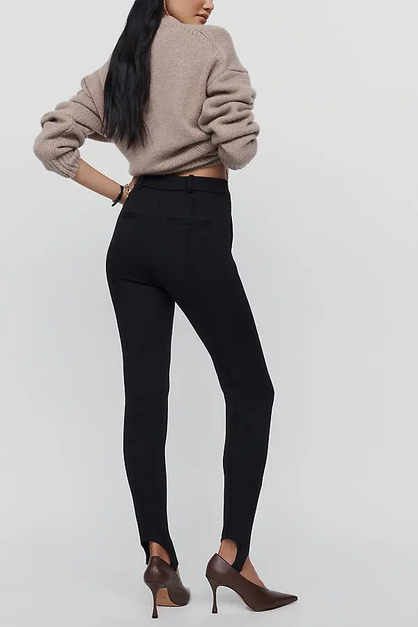 Maeve Knit Stirrup Trousers Pants