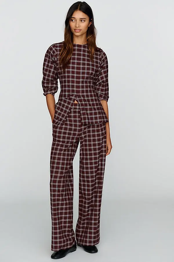 ALIGNE Riley High Rise Wide Leg Trousers Pants