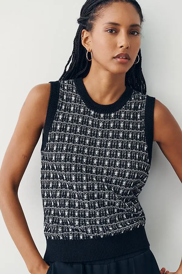 Varley Safia 100% Cotton Knit Tank Top
