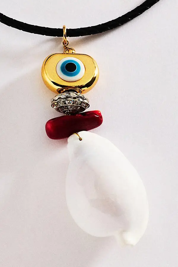 Timeless Pearly Corded Necklace