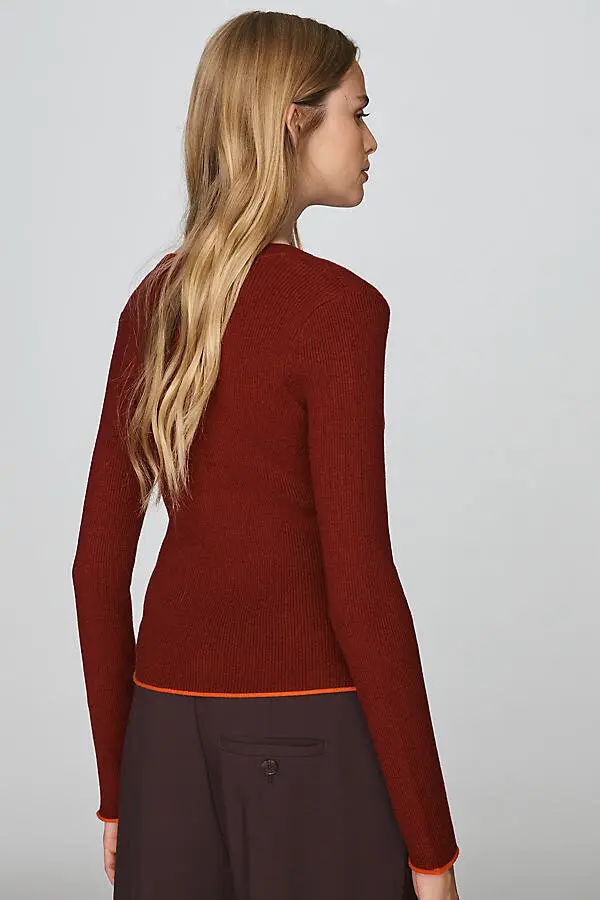 525 Emmele Layered Henley Top