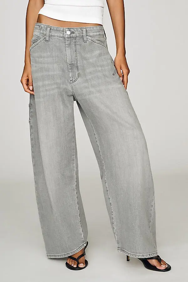 PILCRO Kayden High Rise Carpenter Barrel Leg Jeans