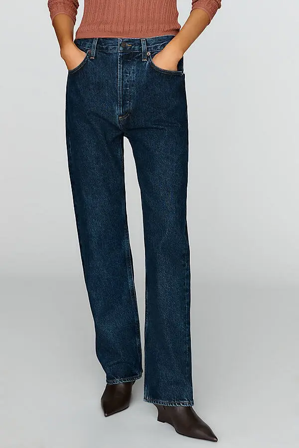 AGOLDE 90s Pch Waist High Rise Straight Jeans