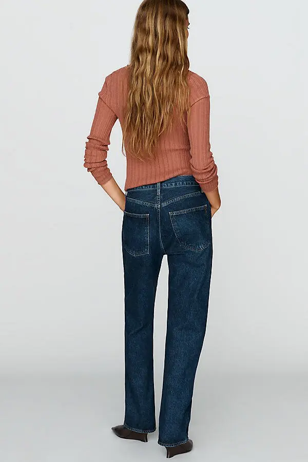 AGOLDE 90s Pch Waist High Rise Straight Jeans