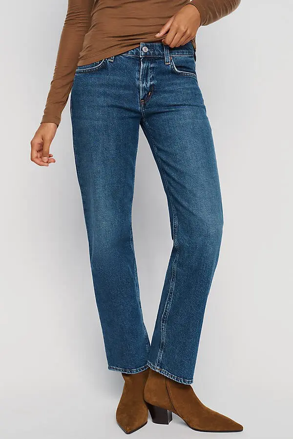 AGOLDE Stovepipe Low-rise Straight-leg Jeans