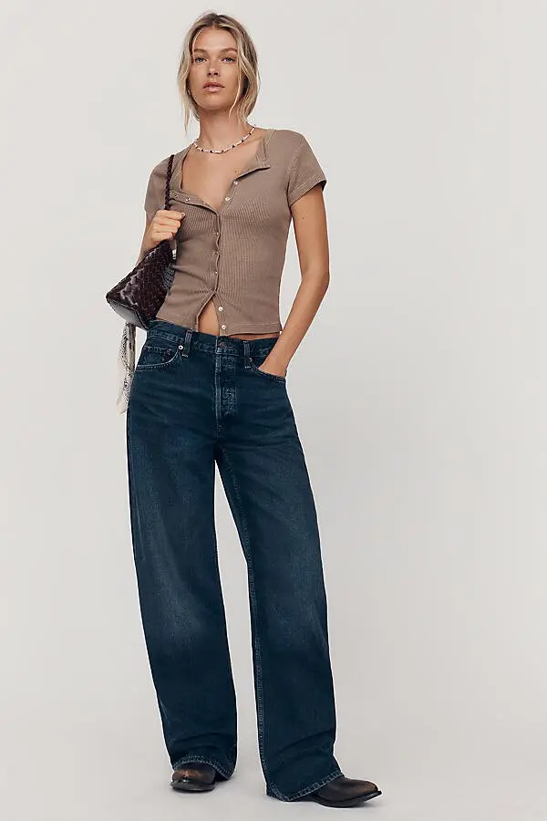 AGOLDE Arc High Rise Tapered Jeans