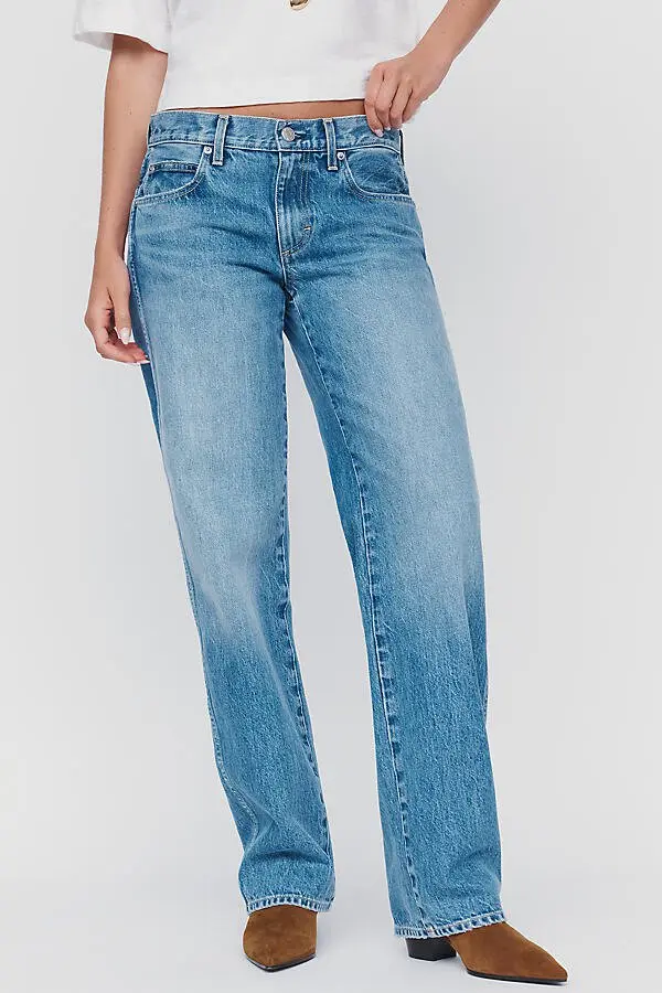 AMO Odette Mid-rise Wide-leg Jeans