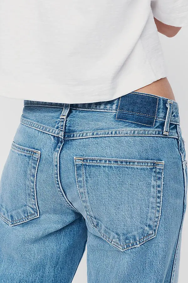 AMO Odette Mid-rise Wide-leg Jeans