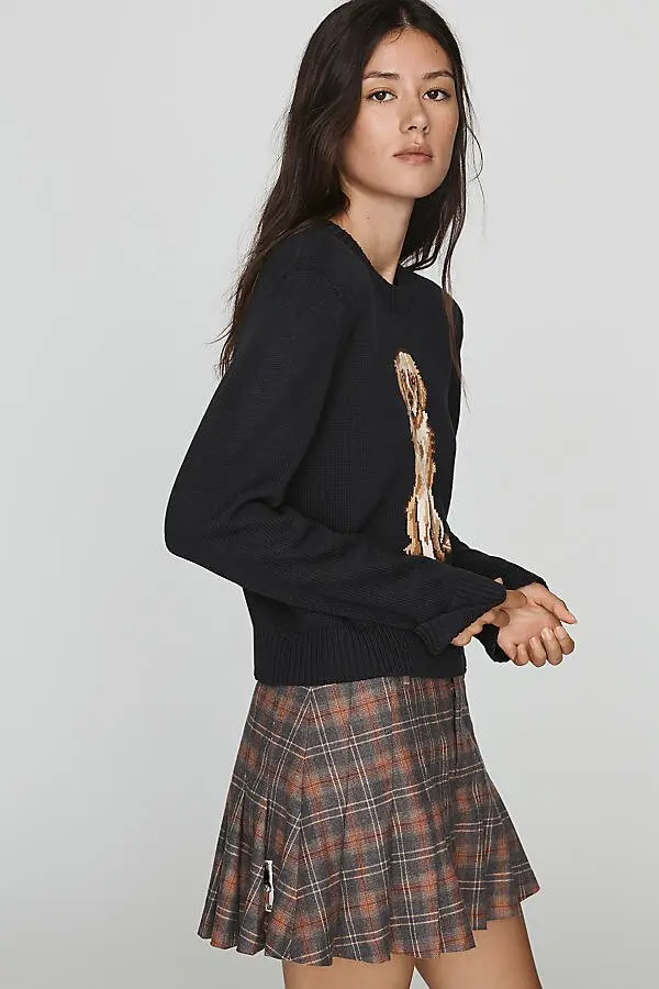 Barbour X Lara 100% Cotton Sweater - Dark Navy