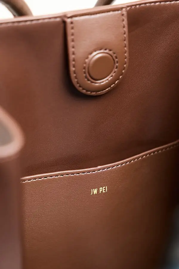 Jw Pei Nala Large Wide Tote Bag - Brown