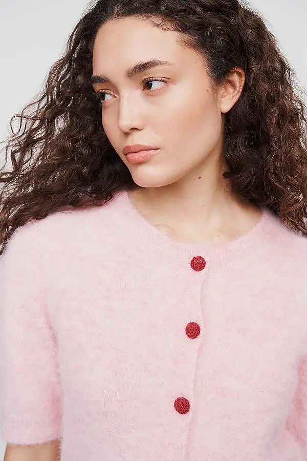 THE WOLF GANG Elena Wool Blend Cardigan